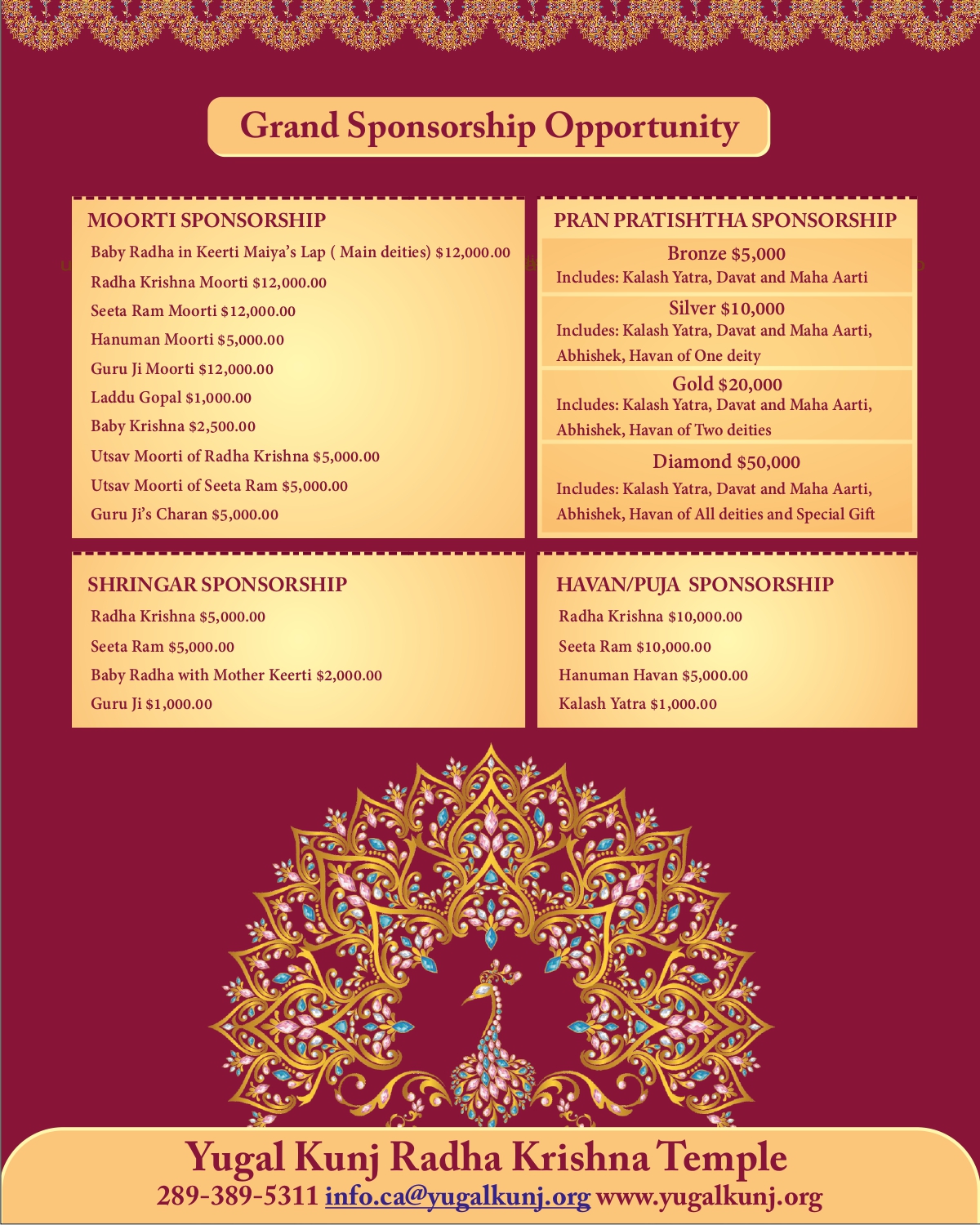 Yugal Kunj – Radha Krishna Temple and Community Center | Home